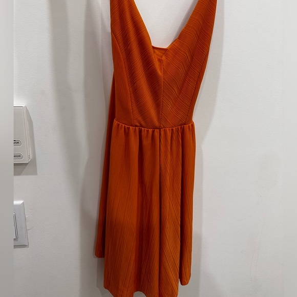 Zara | Pants & Jumpsuits | Zara Orange Short Jumpsuit | Poshmark